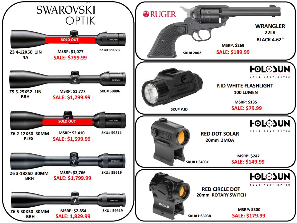 Specials - Carolina Caliber Company